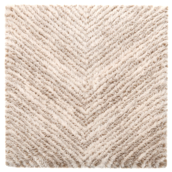 Cloud Herringbone™ 'Latte/Flurry' - 2'6"W x 6'L - Rosemary Hallgarten